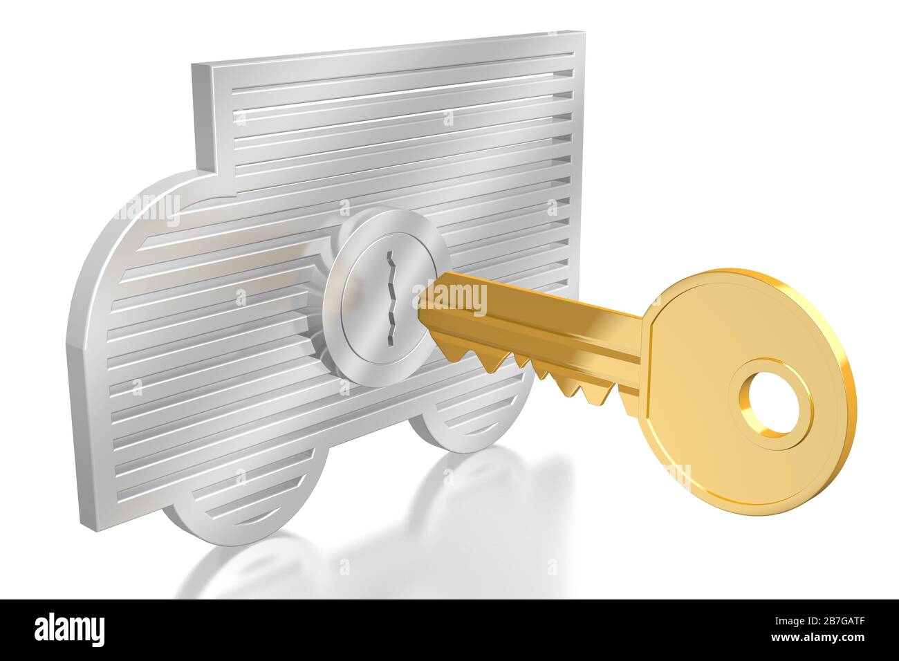 3D key/ car concept Stock Photo - Alamy