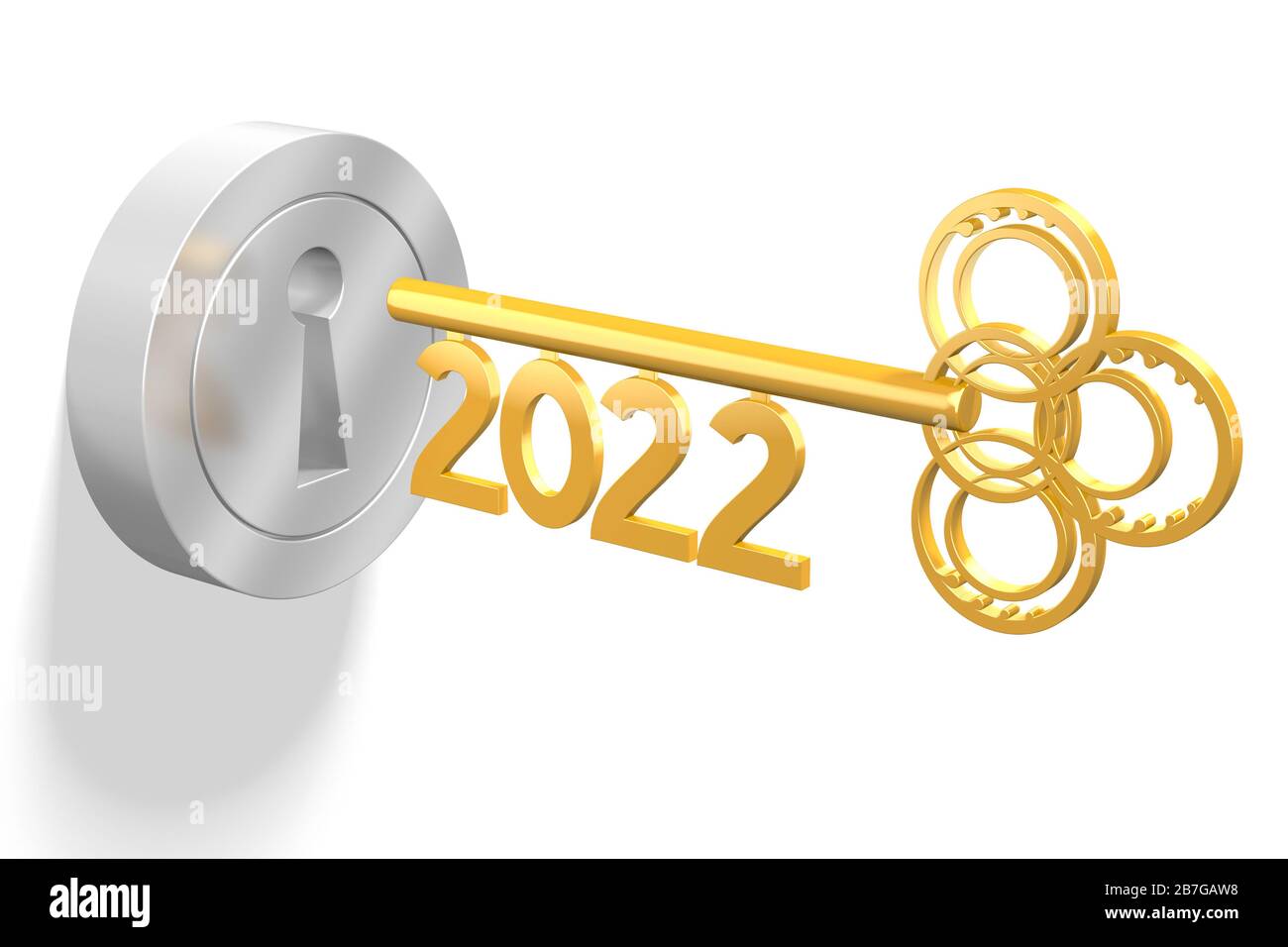 3D key concept - 2022 Stock Photo - Alamy