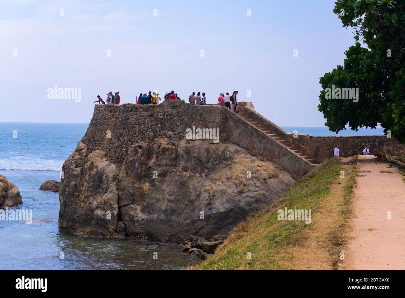 South Asia Sri Lanka Fort Galle colonial town centre old ancient ...