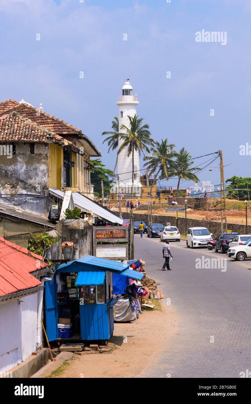 South Asia Sri Lanka Fort Galle colonial town centre old ancient ...