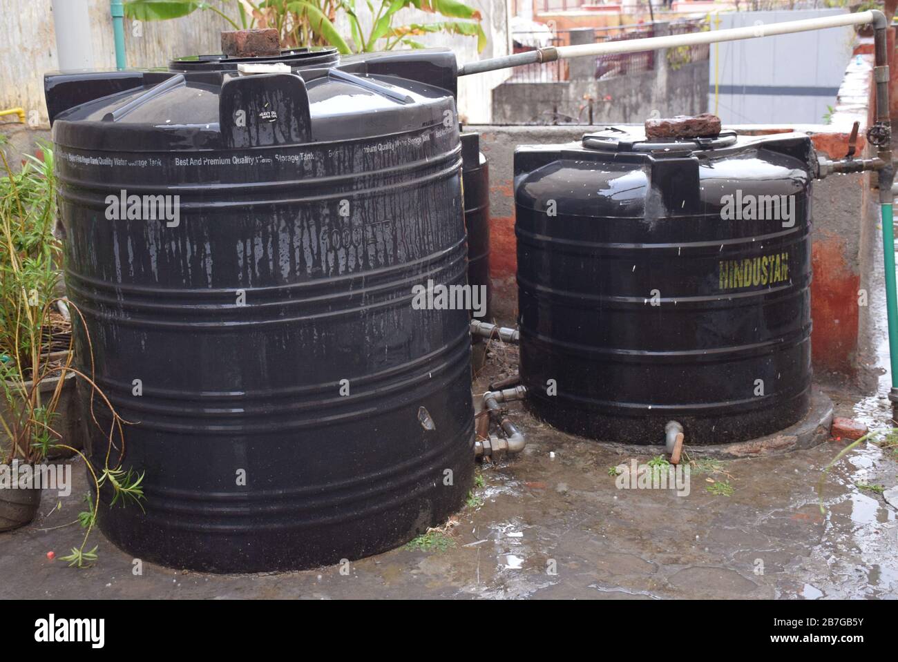 Pastic water storage tank hi-res stock photography and images - Alamy