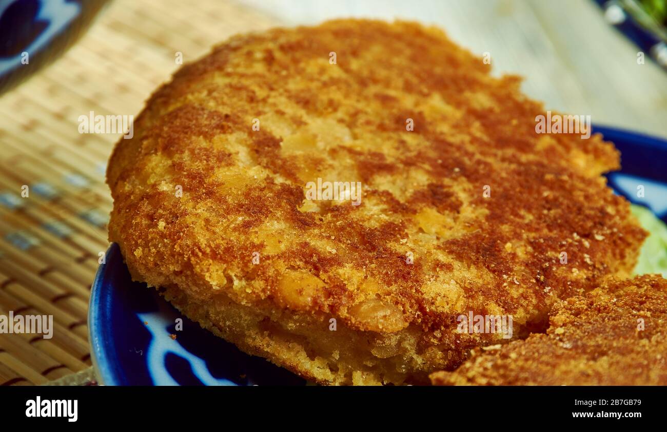 kohila cutlets, with yams, herbs and spices. Sri Lankan cuisine ...