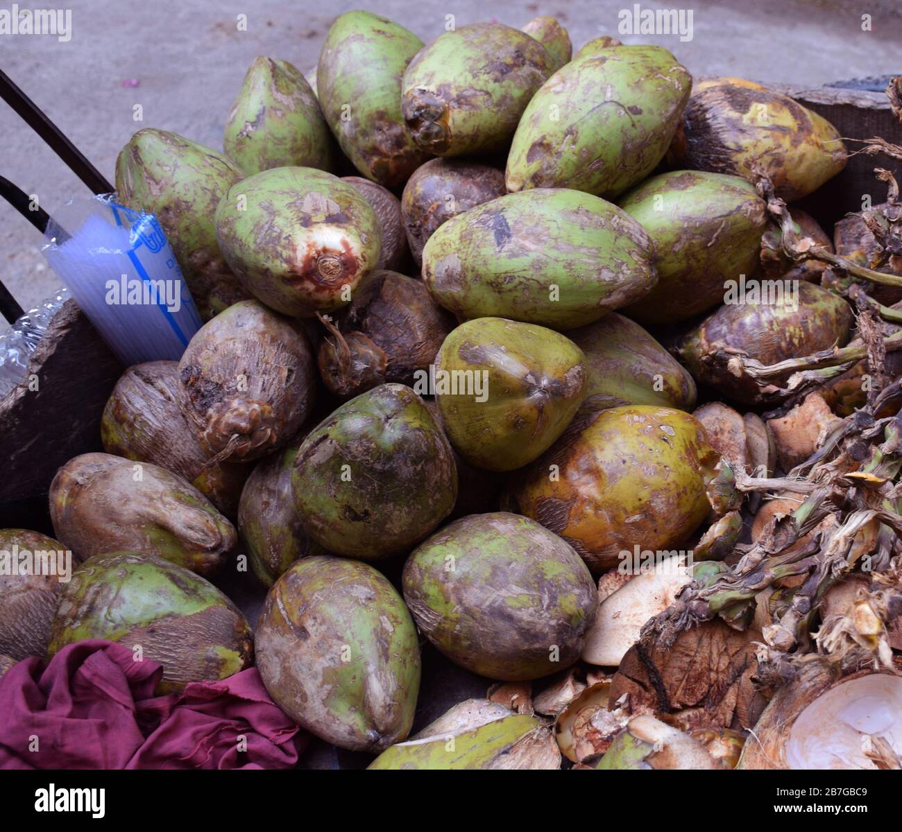 Indian tender coconut water hi-res stock photography and images - Alamy