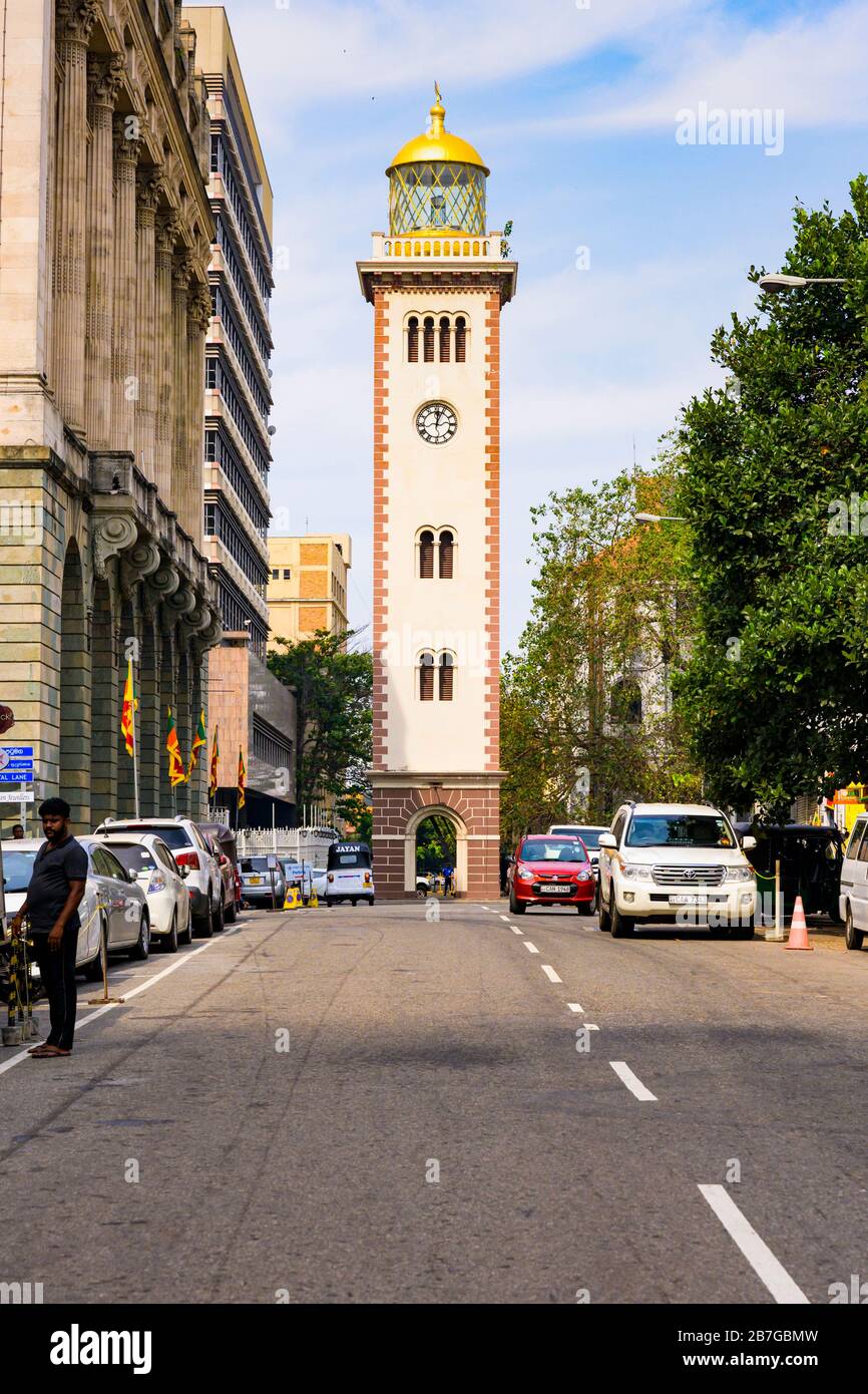 South Asia Sri Lanka Capital City Colombo street scene the Old ...