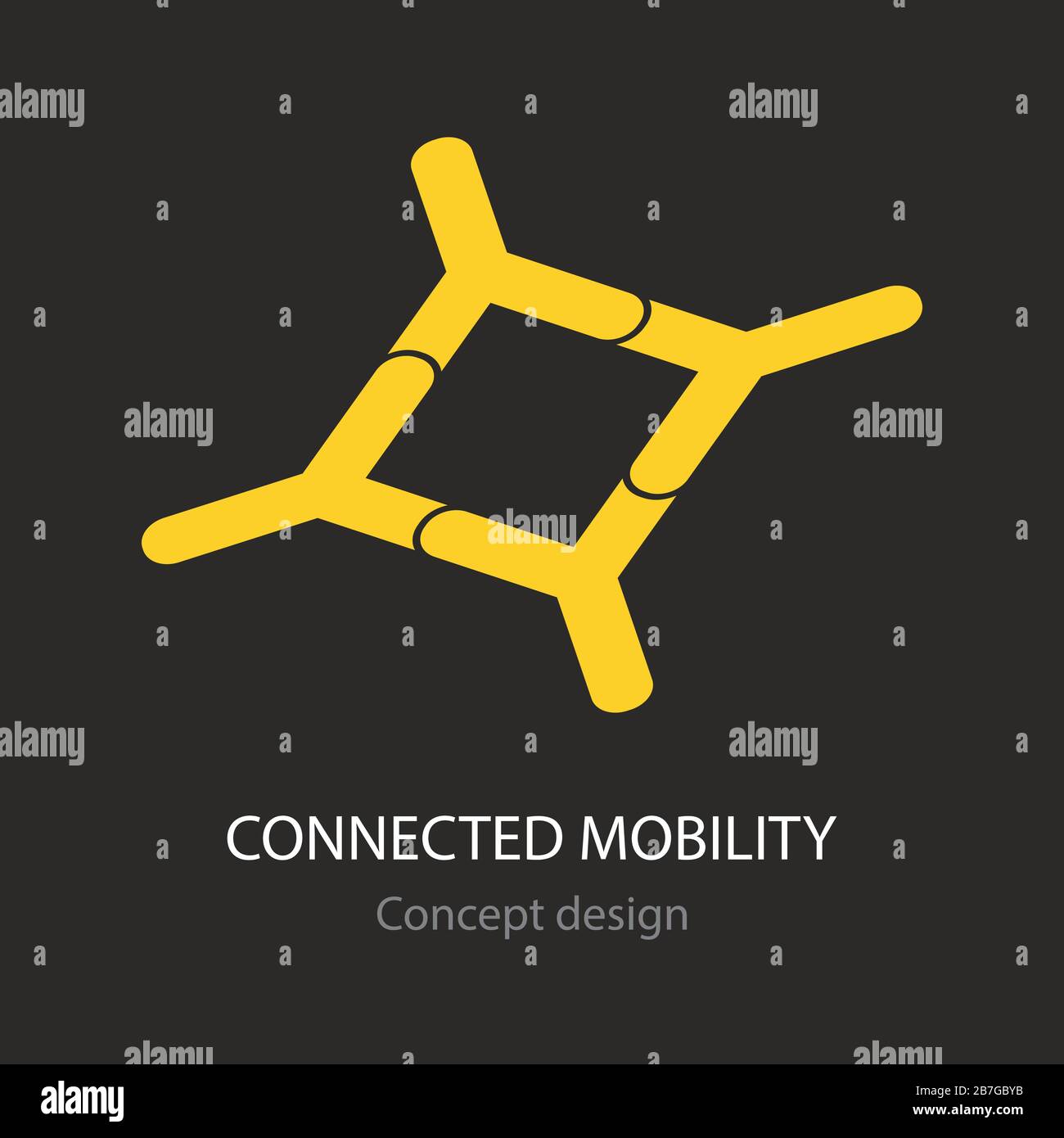 Connected mobility busines icon concept design Stock Vector Image & Art ...