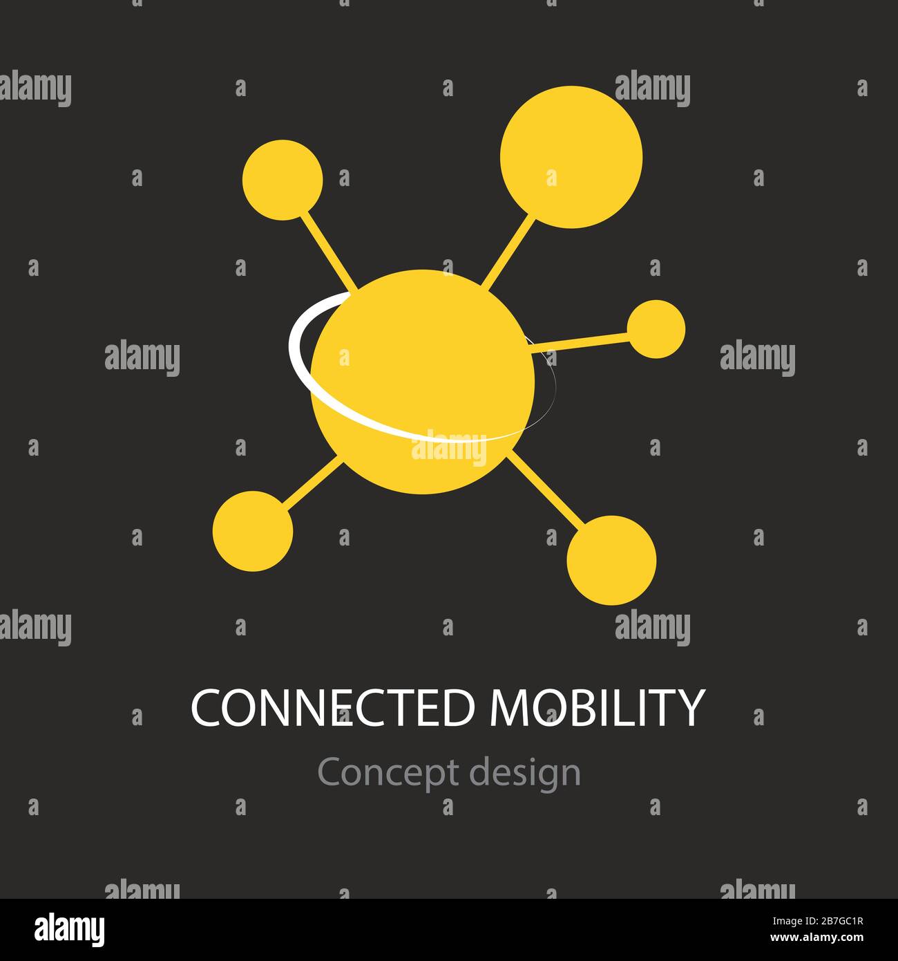 Connected mobility busines icon concept design Stock Vector Image & Art ...