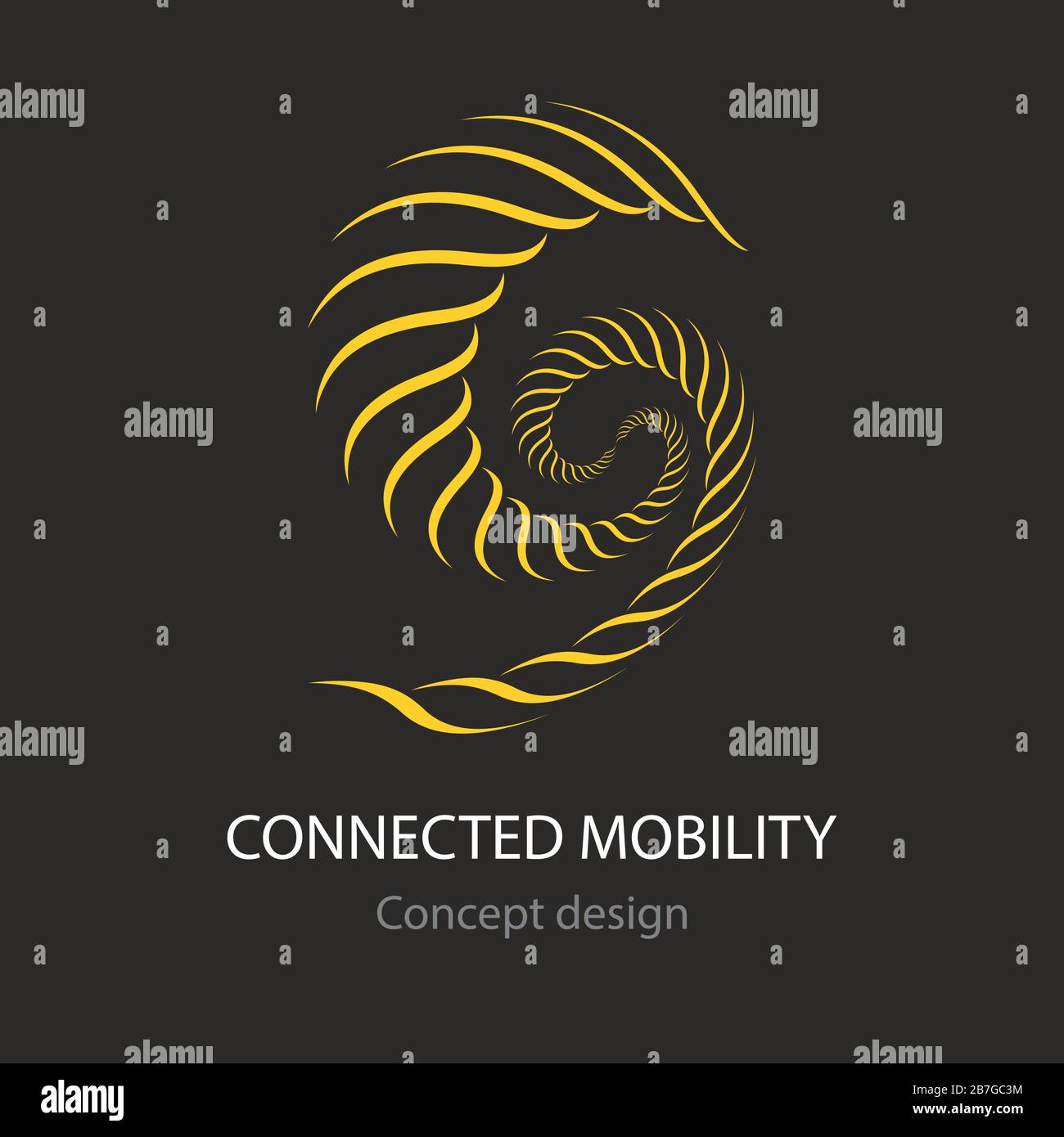 Connected mobility busines icon concept design Stock Vector Image & Art ...