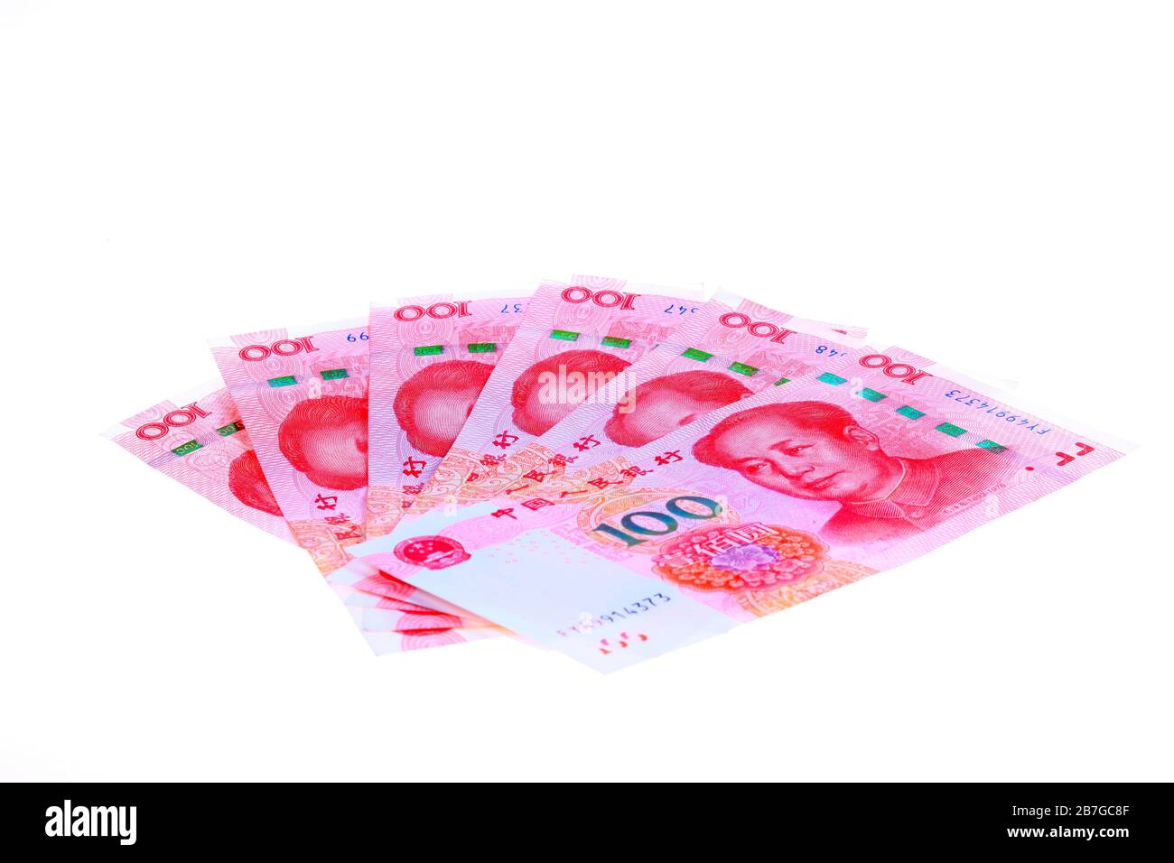 Chinese renminbi 100 banknotes Cut Out Stock Images & Pictures - Alamy