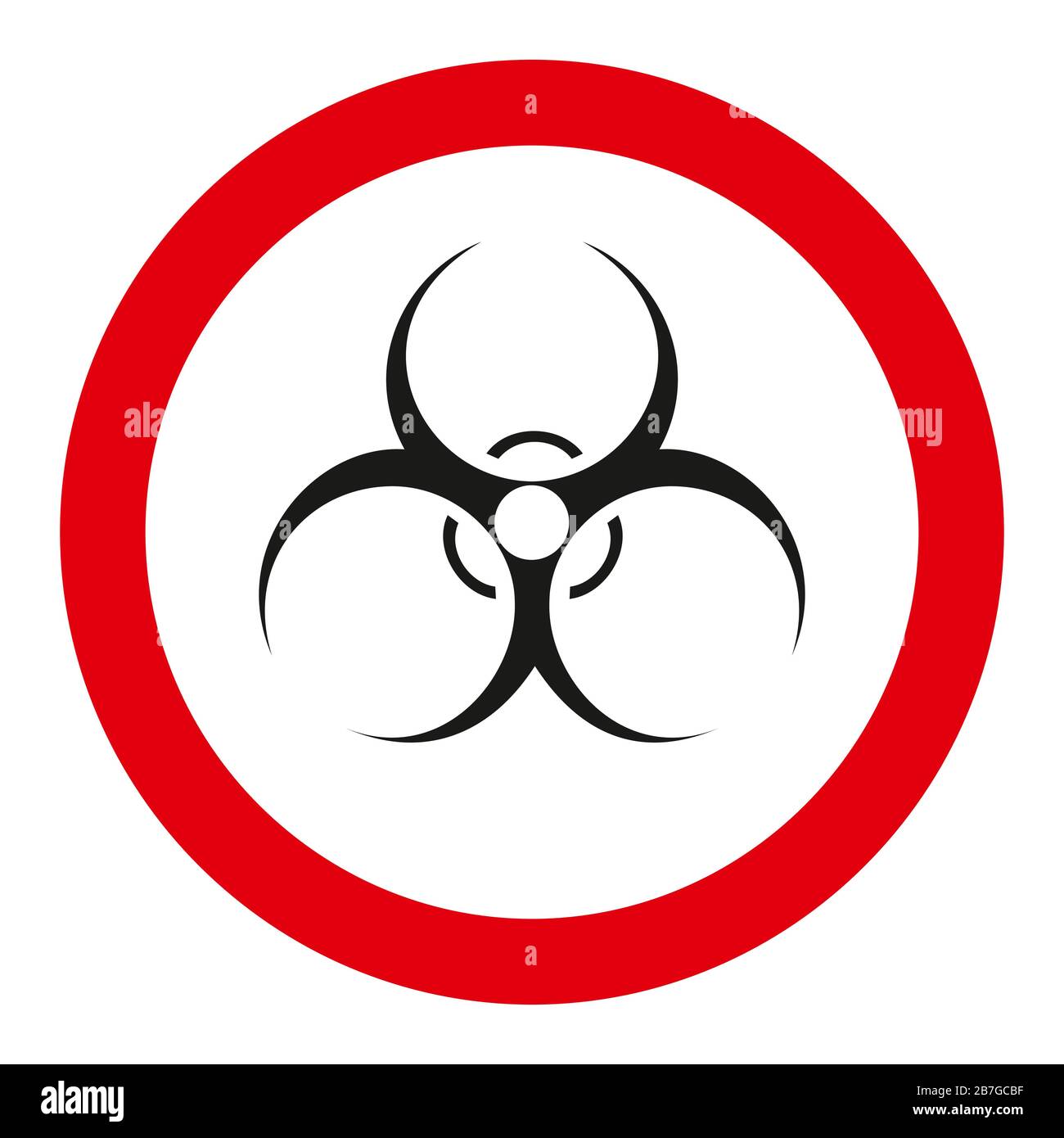 Hazardous waste icon vector vectors Stock Vector Images - Alamy