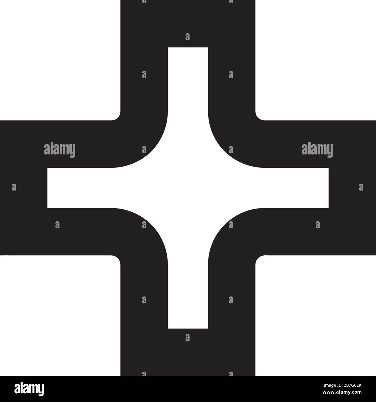 Add plus cross icon. Addition math sign. Medical health symbol. Stock ...