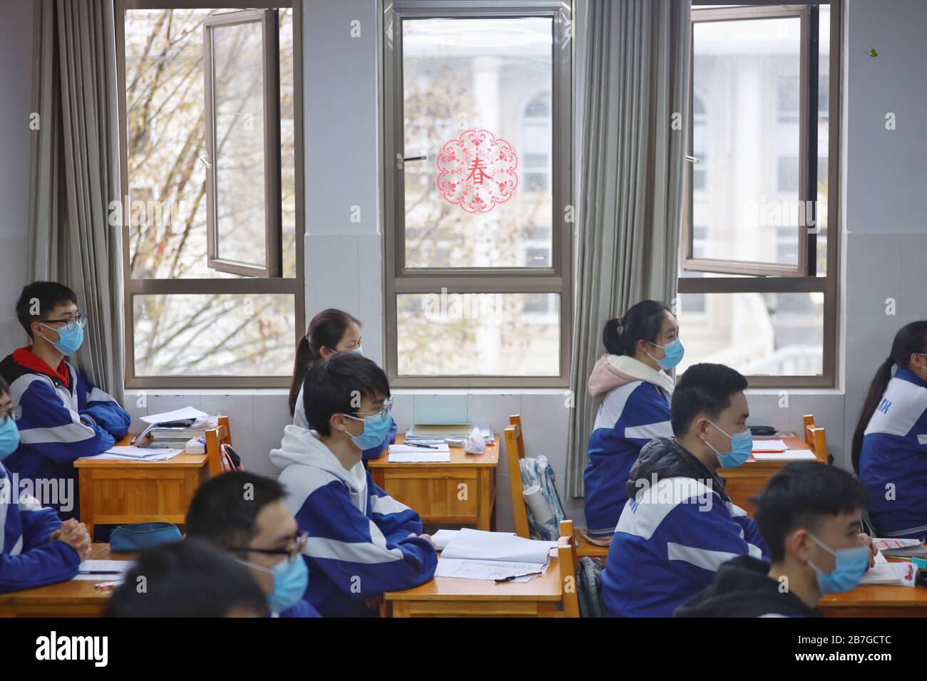 Guiyang, China's Guizhou Province. 16th Mar, 2020. The senior high ...