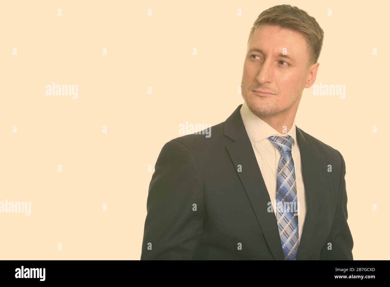 Portrait serious handsome business hi-res stock photography and images ...