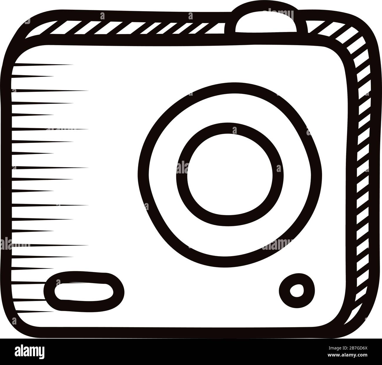 Lens shot capture line Stock Vector Images - Alamy