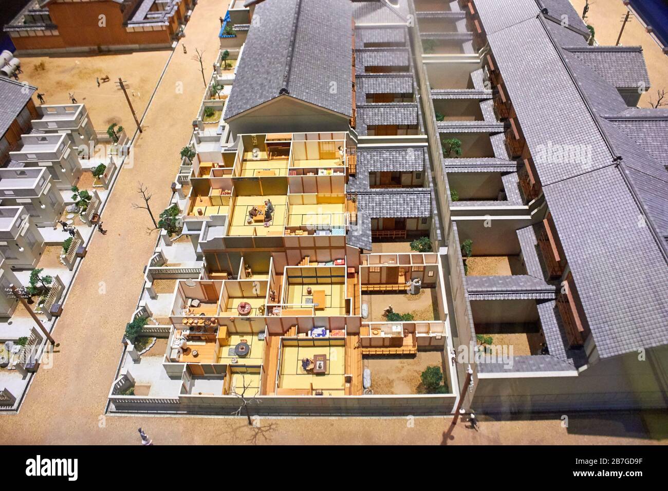 Ancient buildings miniatures Stock Photo - Alamy