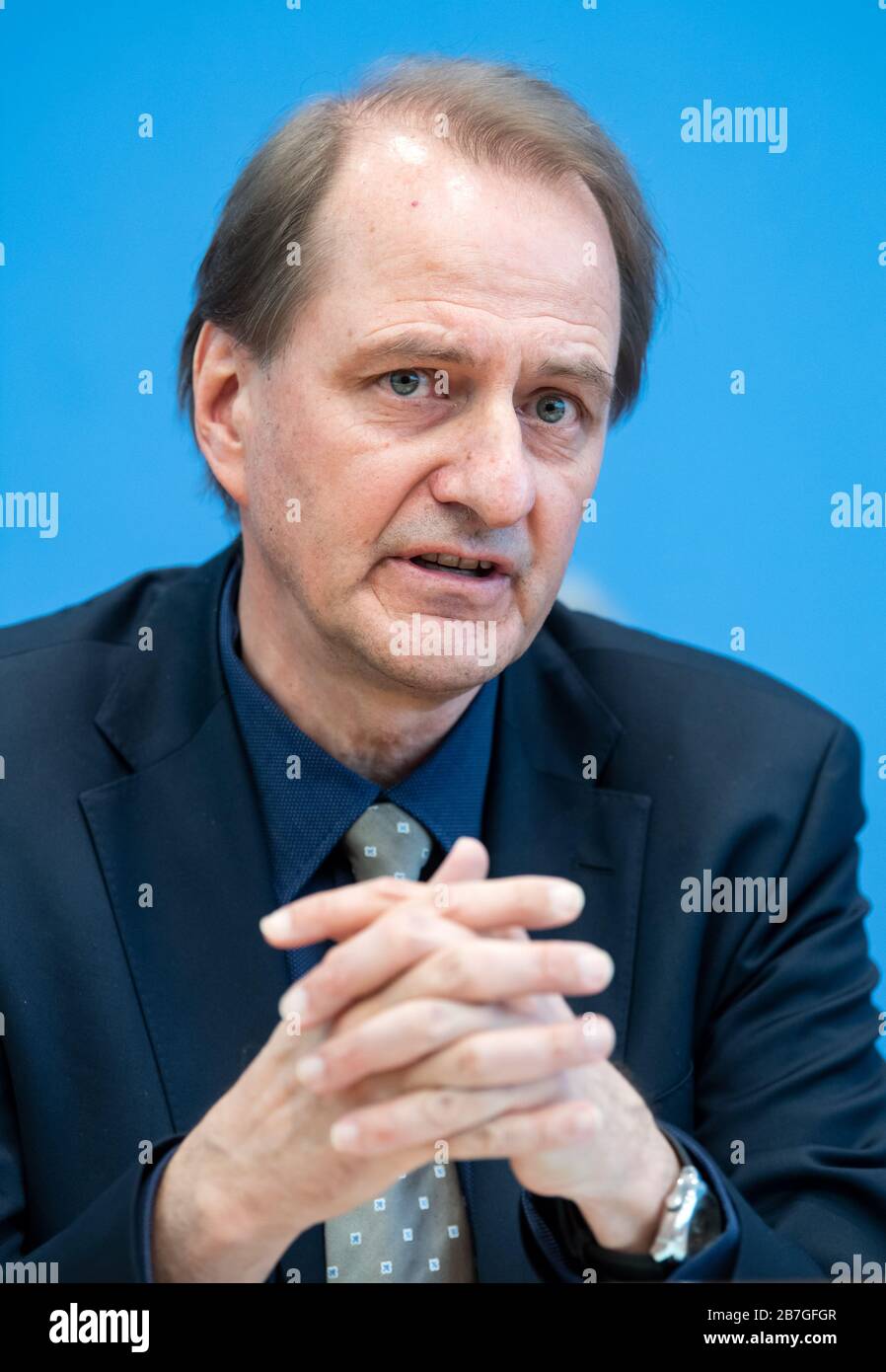 Berlin, Germany. 16th Mar, 2020. Dirk Messner, President of the Federal ...