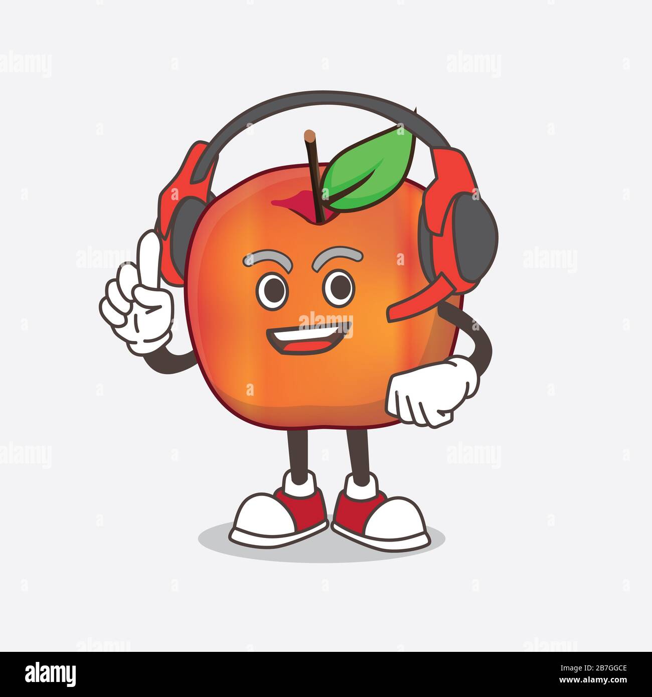 A picture of Honeycrisp Apple cartoon mascot character speaking on a ...