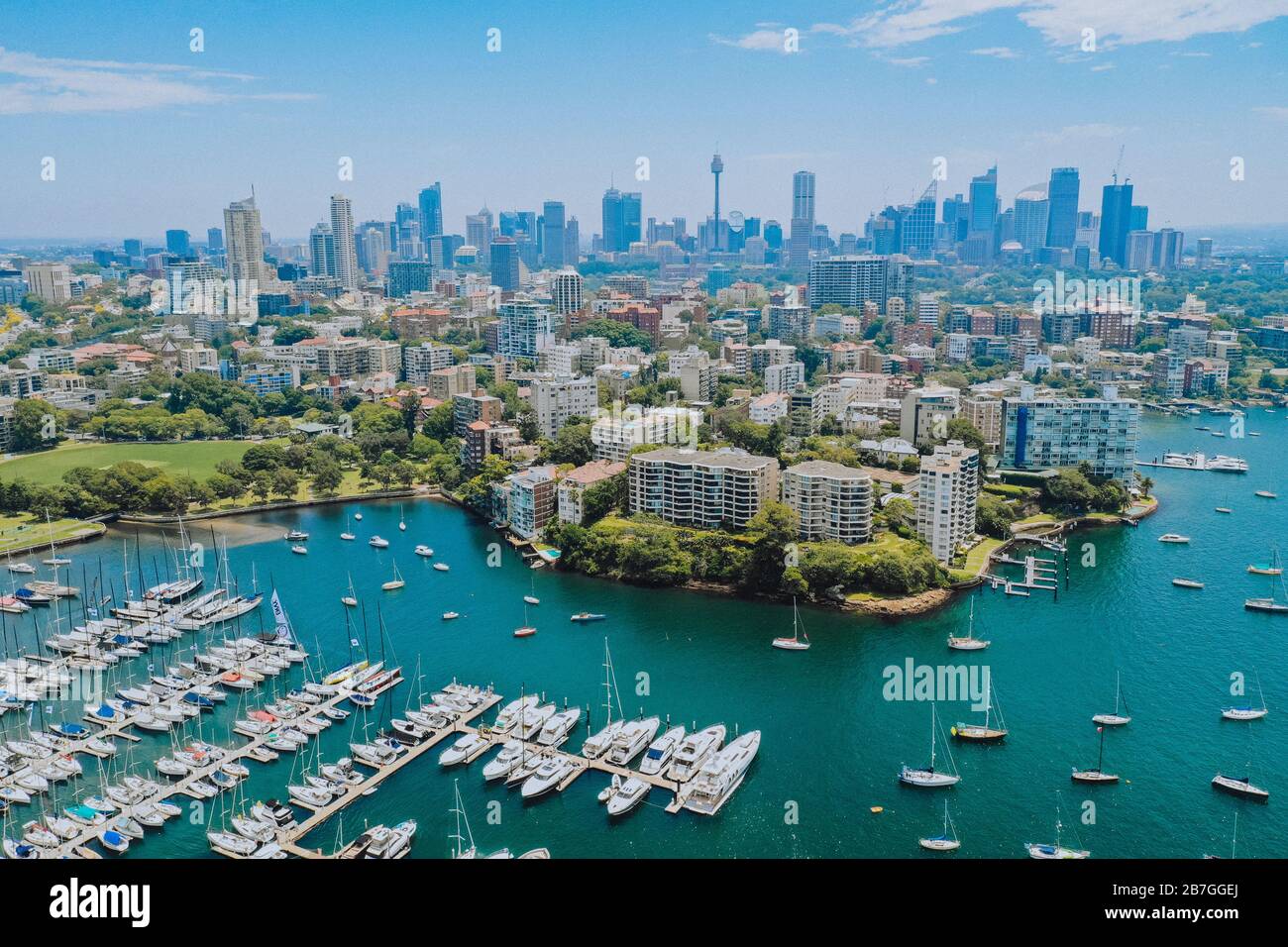 Rushcutters Bay, Sydney Stock Photo - Alamy