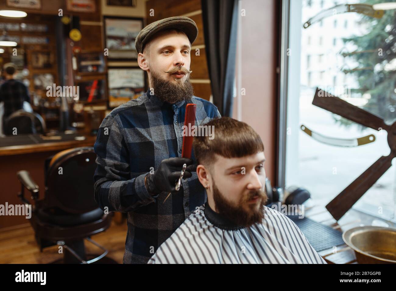 Hair salon hair cuts hi-res stock photography and images - Alamy