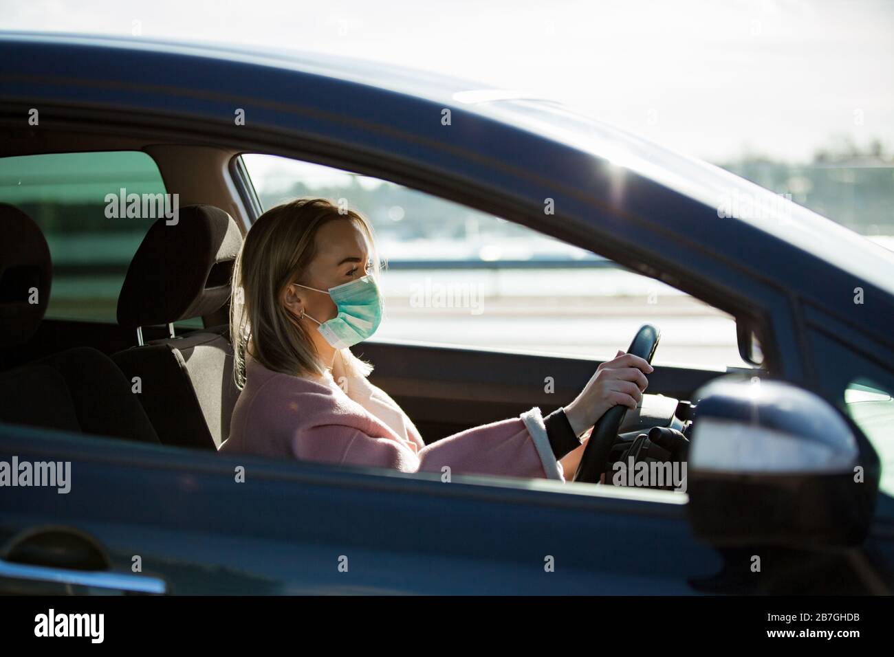 Car sick woman hi-res stock photography and images - Alamy