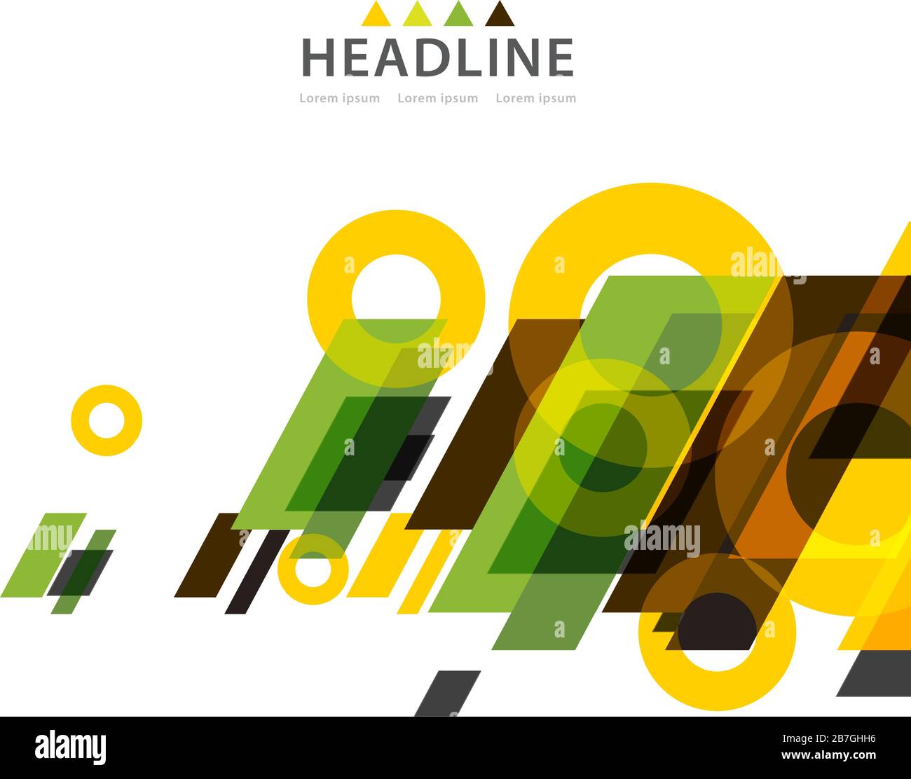 Brochure header layout background template Stock Vector Image & Art - Alamy