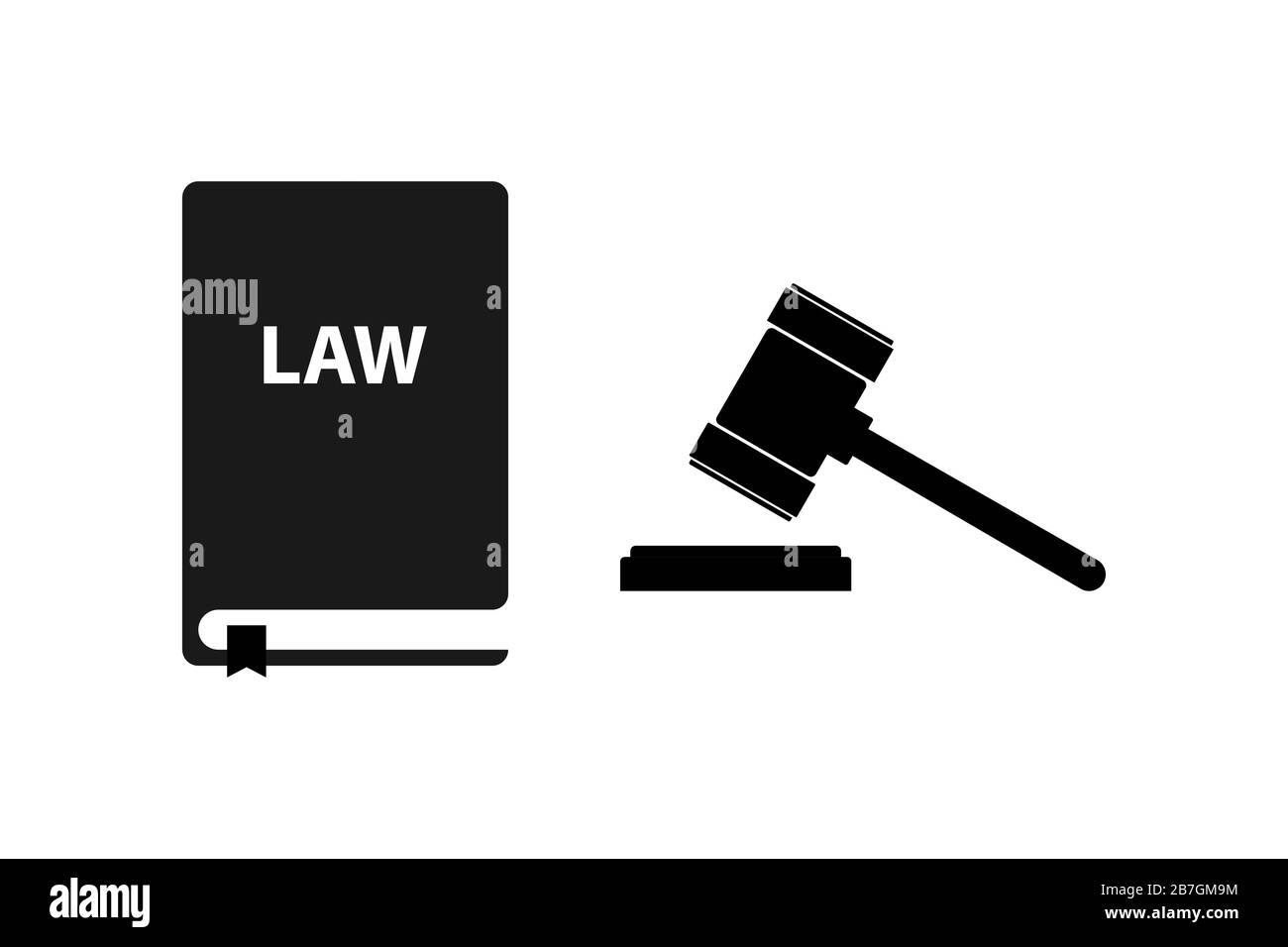 Lawyer symbol Black and White Stock Photos & Images - Alamy