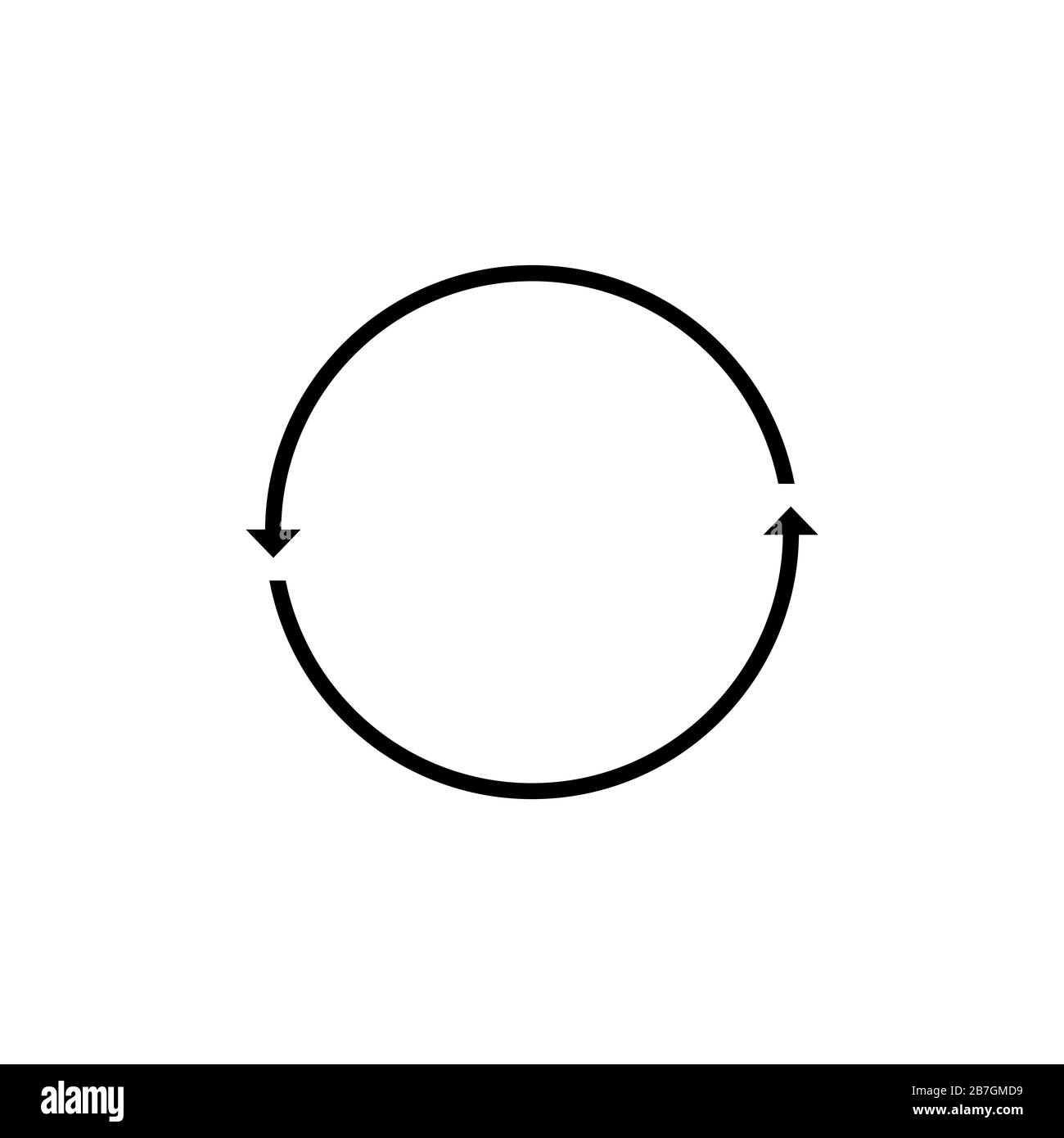 Arrow rotation cycle icon simple design. Vector Stock Vector Image & Art - Alamy