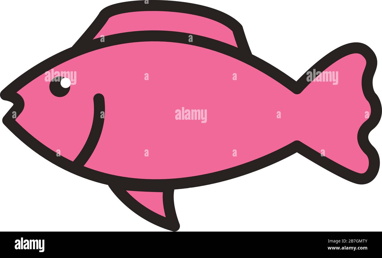 Fish fill Stock Vector Images - Alamy