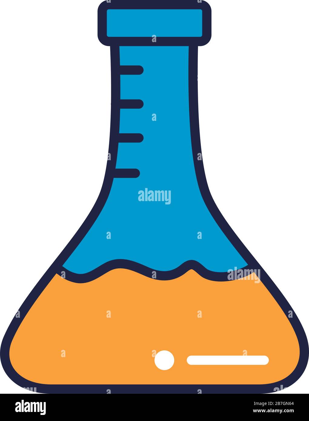 tube test laboratory line and fill style Stock Vector Image & Art - Alamy