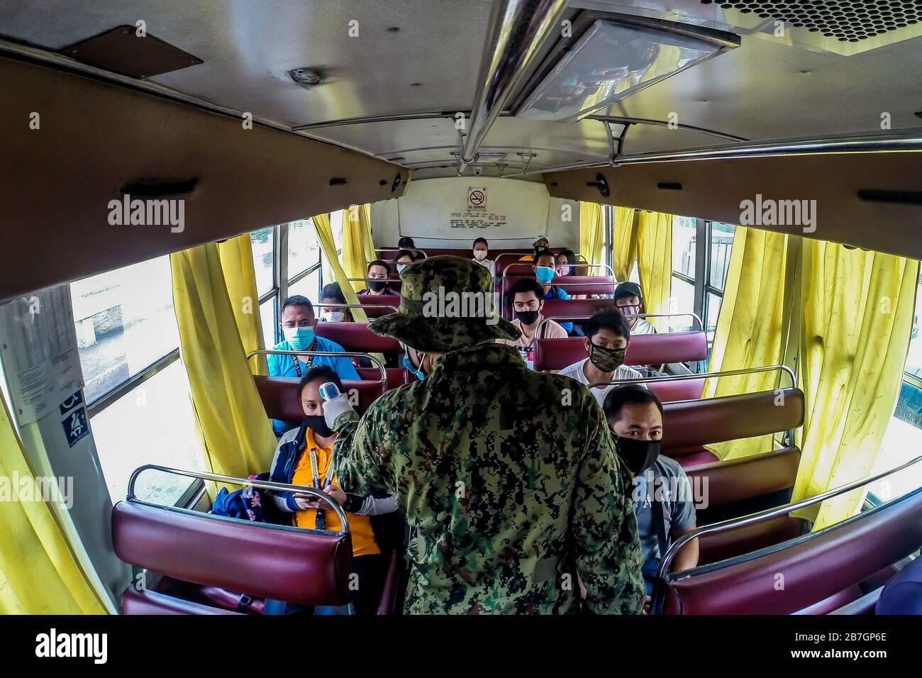 Passengers inside a bus hi-res stock photography and images - Alamy