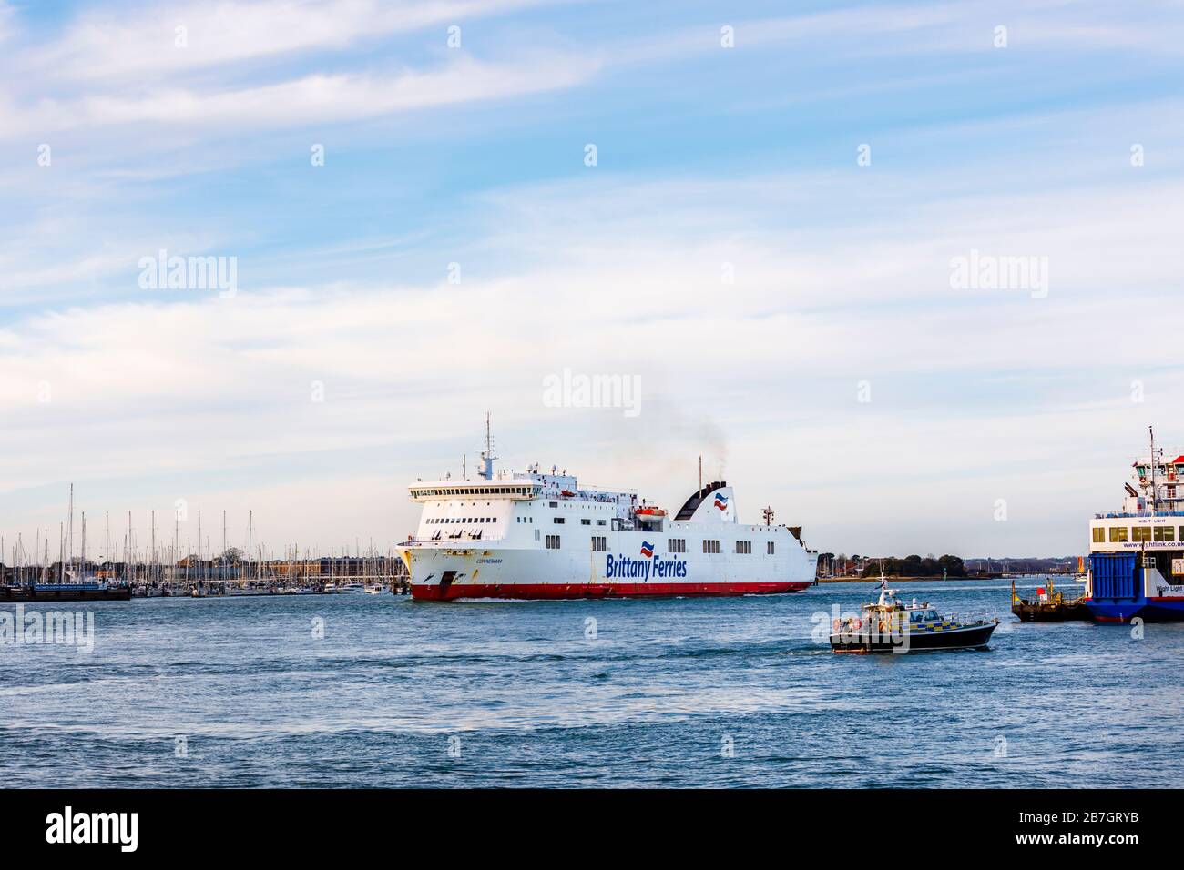 Brittany ferries portsmouth hi-res stock photography and images - Alamy