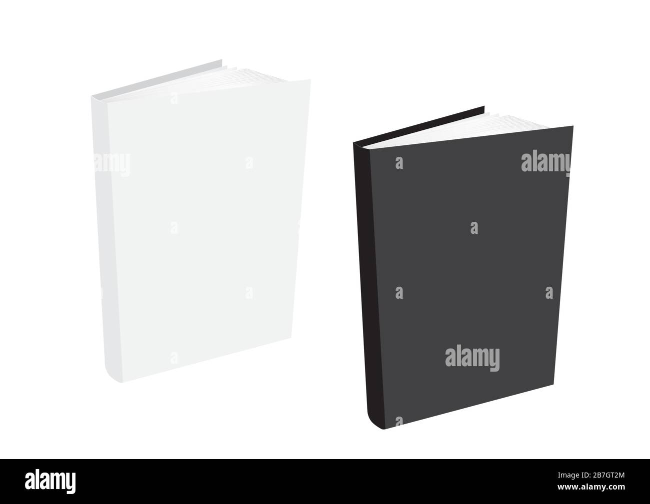 Closed black book Stock Vector Images - Alamy