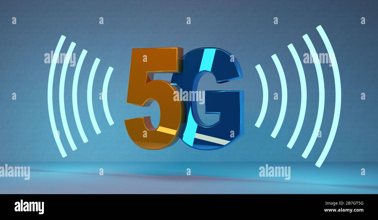 symbolic picture for 5G wireless technology for digital cellular ...