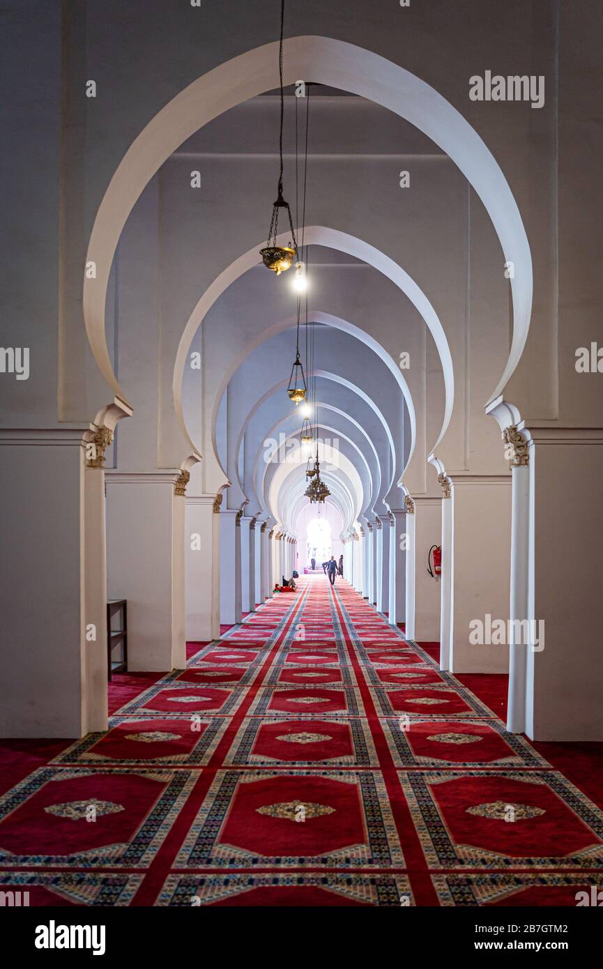 Inside Koutoubia Mosque in Marrakesh. Morocco Stock Photo - Alamy