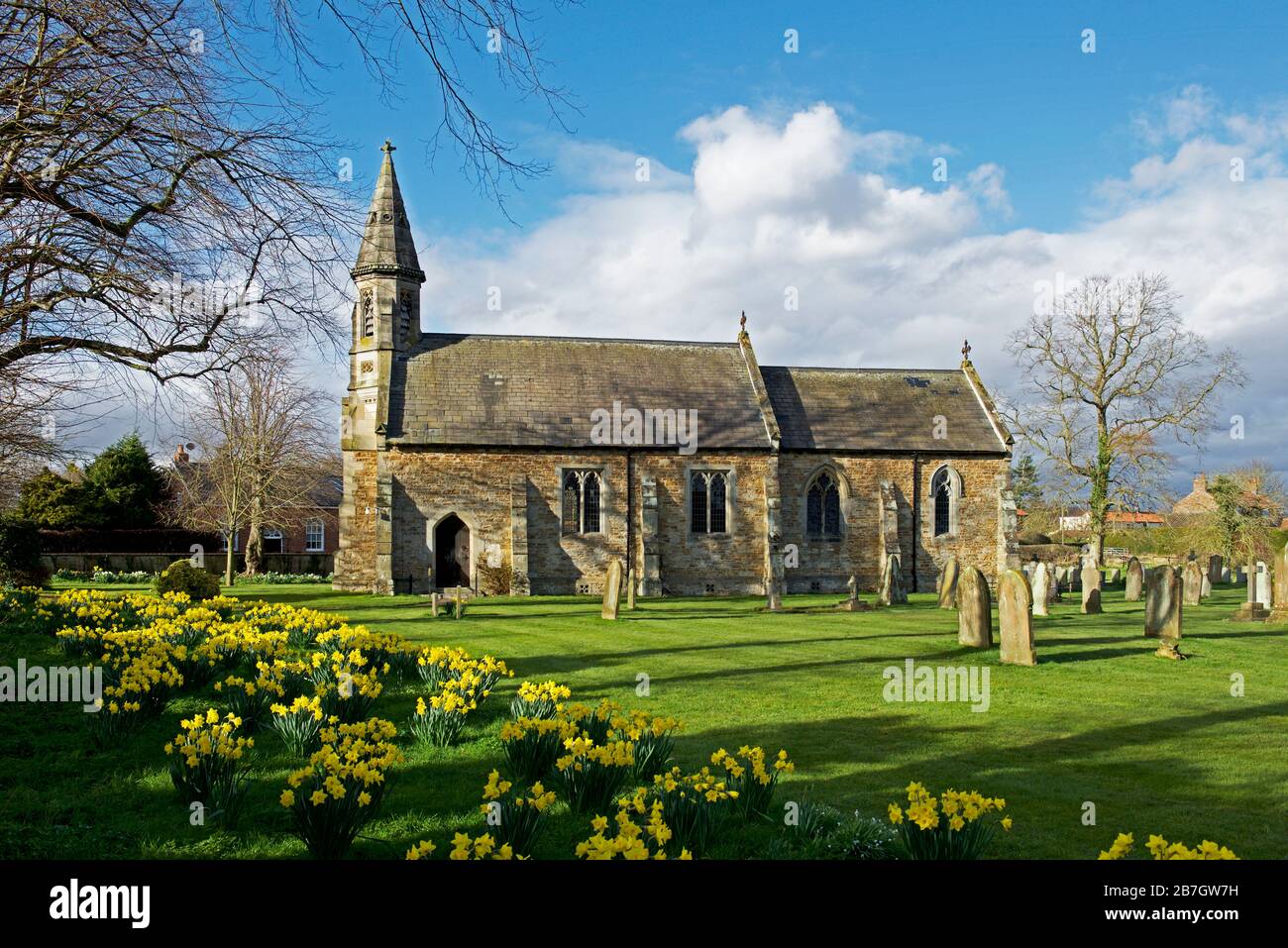 St Botolph's Church, in the village of Allerthorpe, East Yorkshire ...
