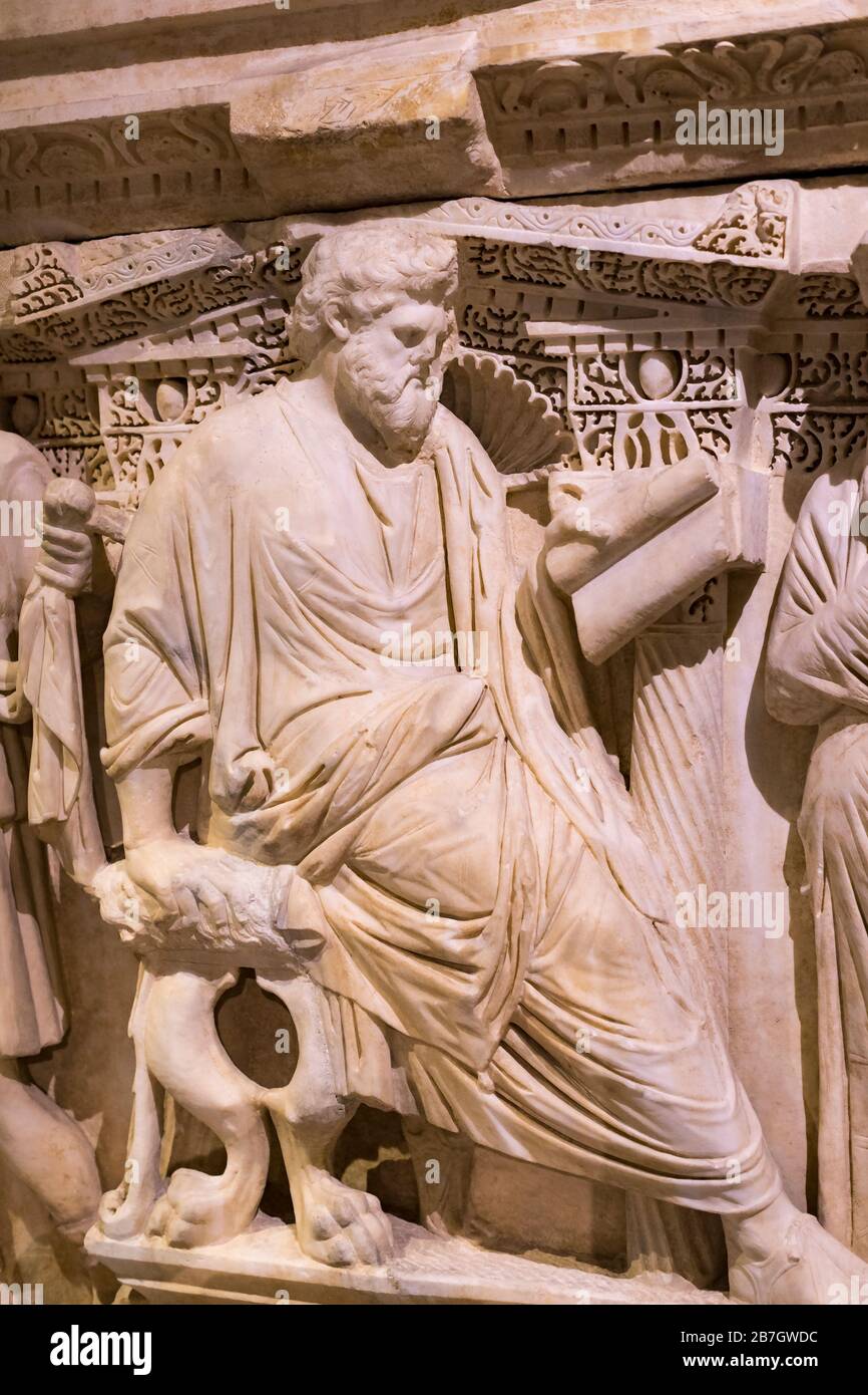 ISTANBUL, TURKEY - 4 APRIL , 2017: Museum of Archeology in Istanbul ...