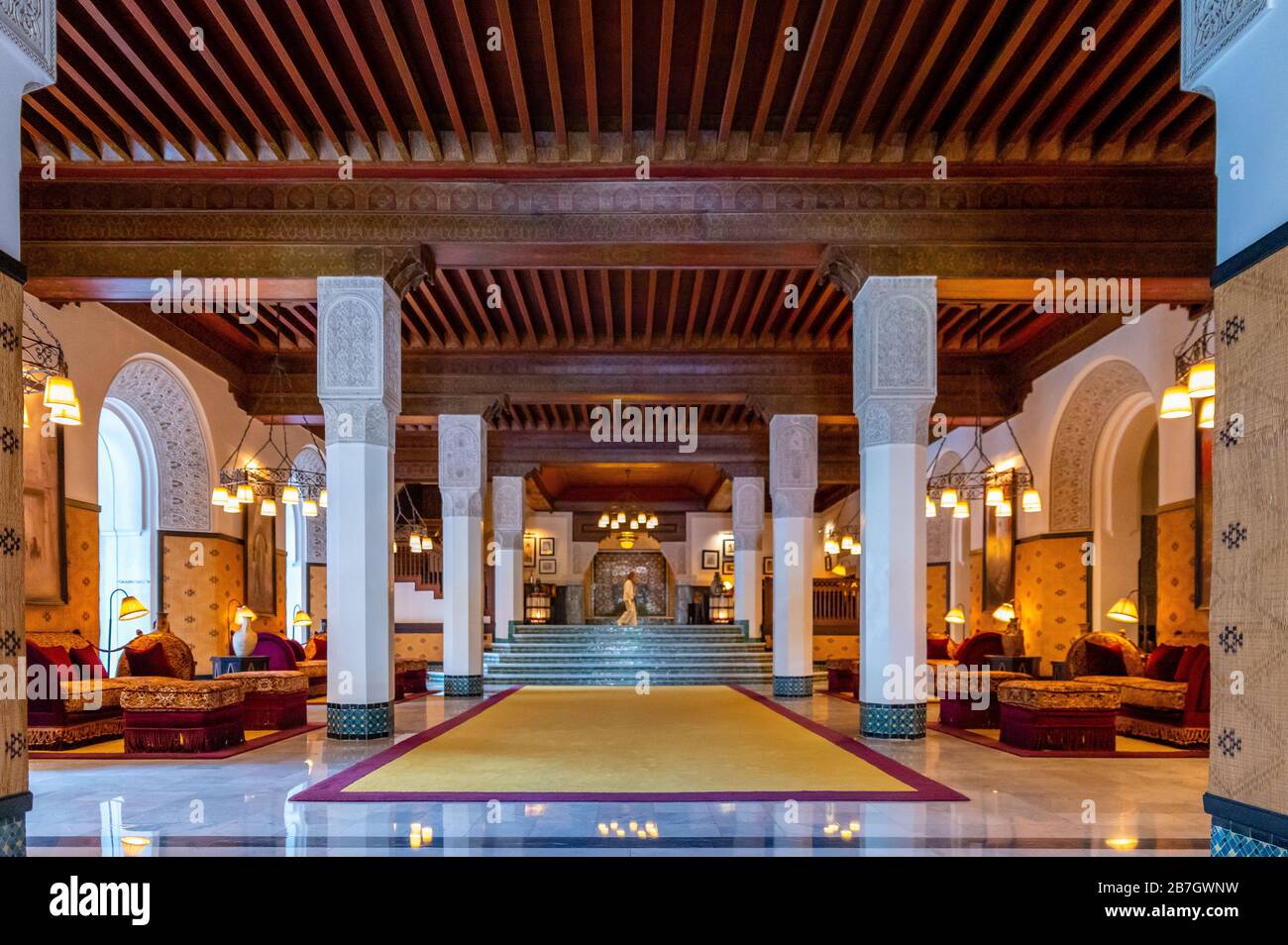 Inside La Mamounia Hotel, Marrakesh. Morocco Stock Photo - Alamy