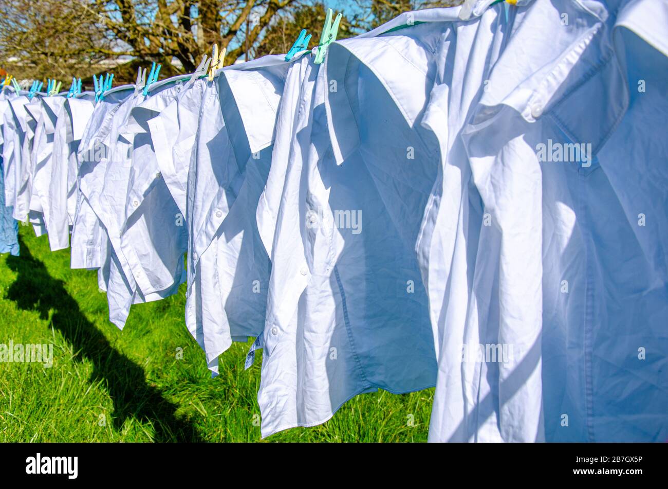 White clean shirt hi-res stock photography and images - Alamy