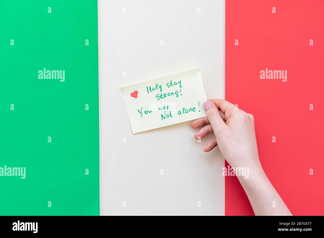 Words of support and solidarity with the people of Italy against the ...