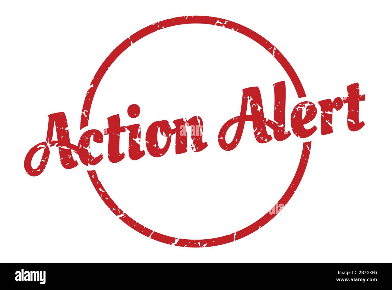action alert sign. action alert round vintage grunge stamp. action ...