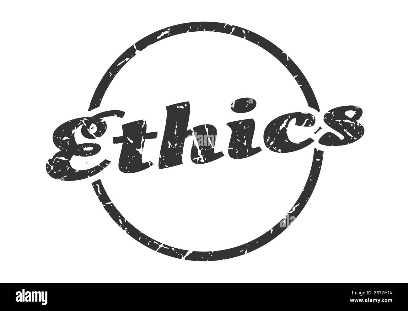 Ethics stamp Black and White Stock Photos & Images - Alamy
