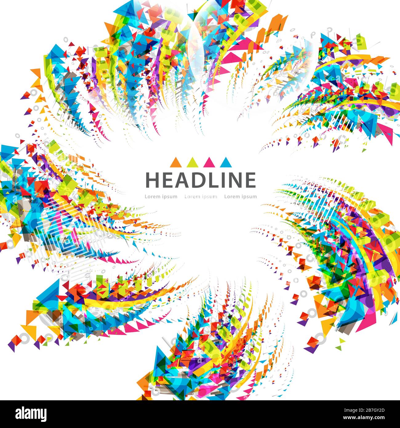 Brochure header layout background template Stock Vector Image & Art - Alamy