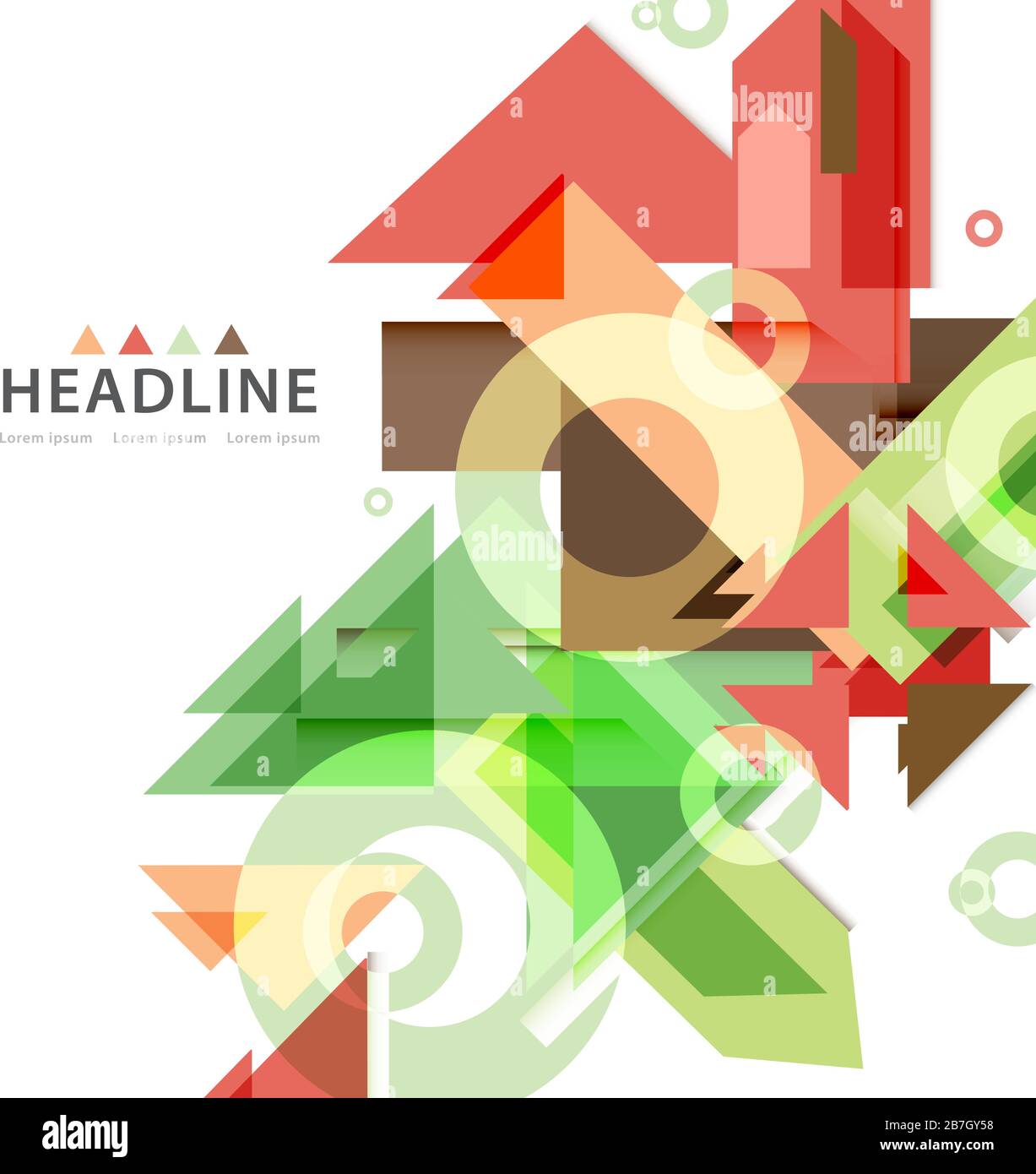 Brochure header layout background template Stock Vector Image & Art - Alamy