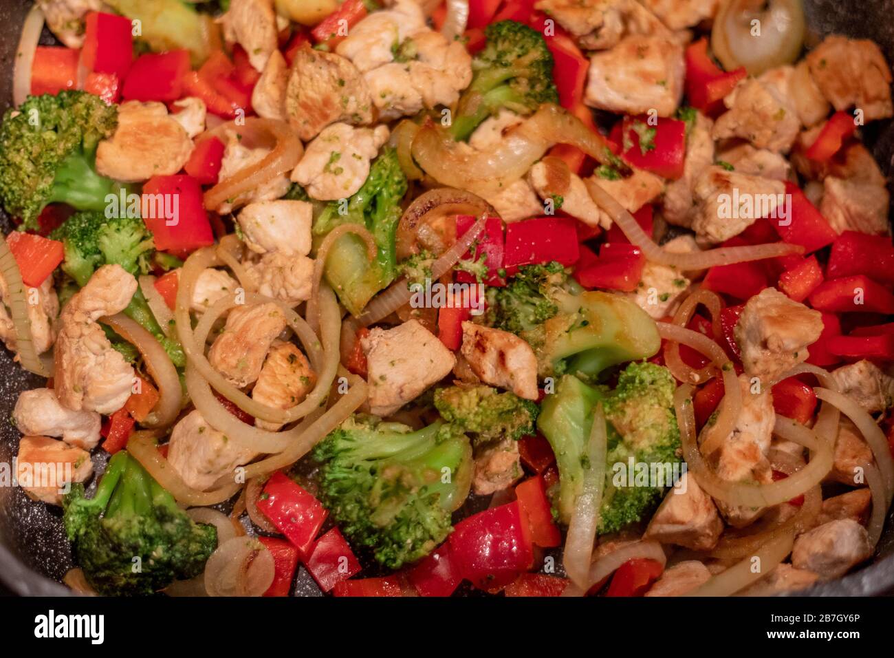Chef cooking hot vegetable salad hi-res stock photography and images ...