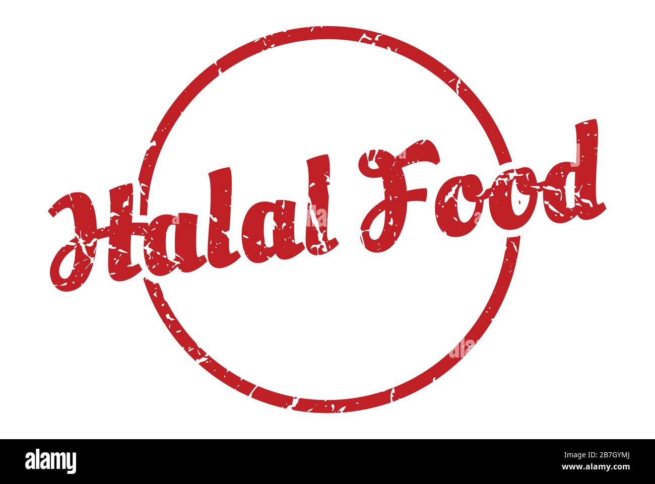 halal food sign. halal food round vintage grunge stamp. halal food ...