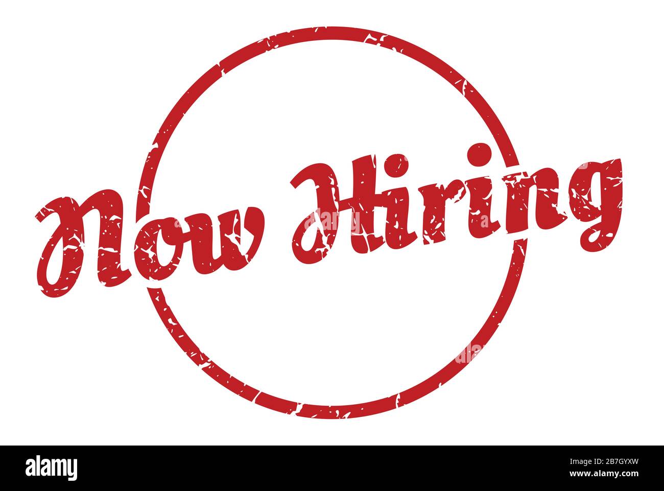 now hiring sign. now hiring round vintage grunge stamp. now hiring ...