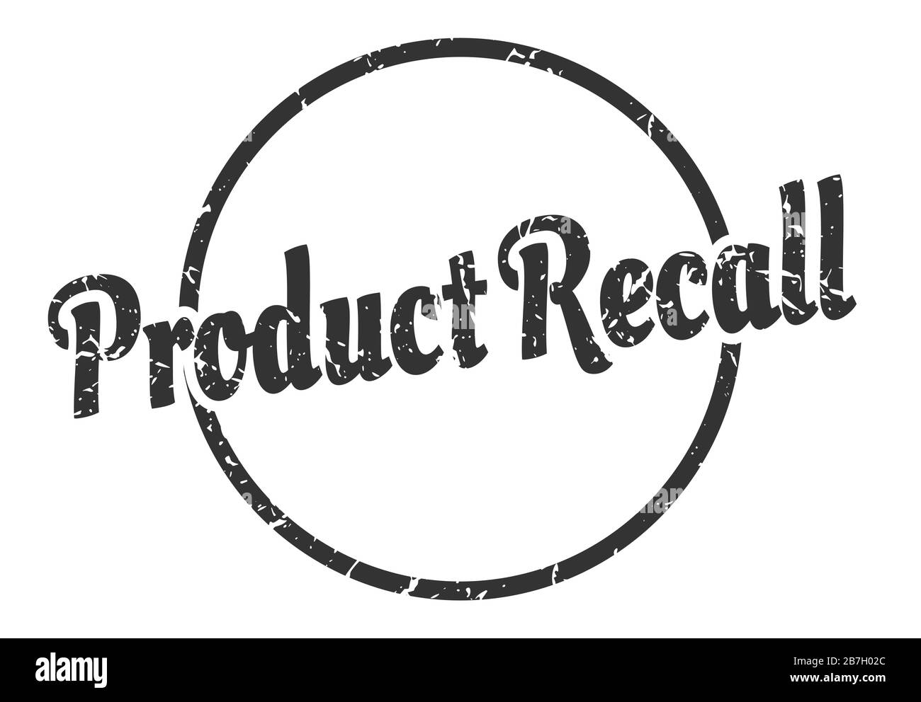 product recall sign. product recall round vintage grunge stamp. product ...