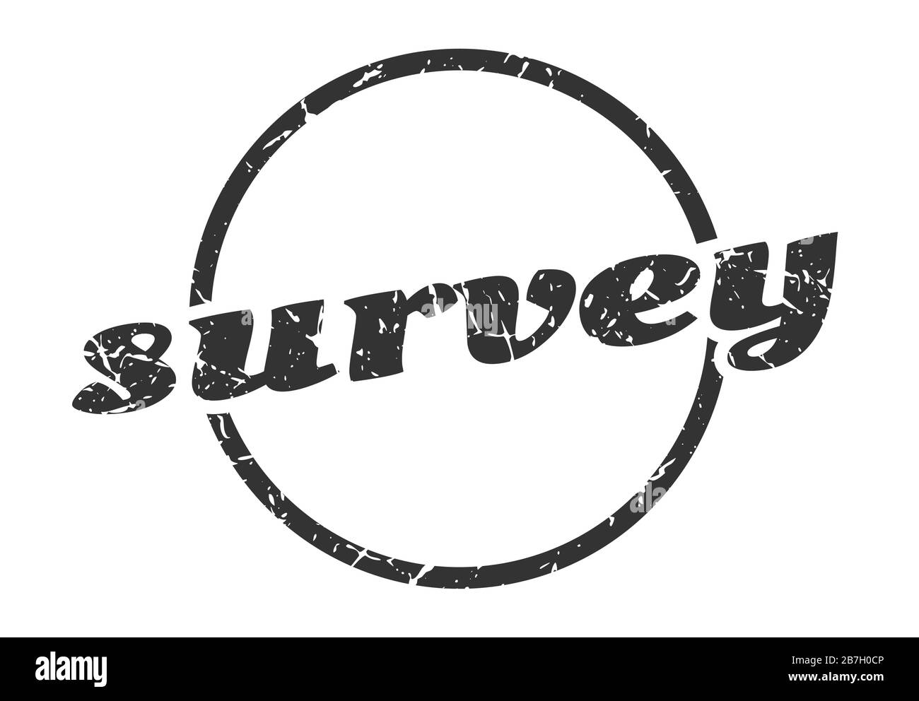 survey sign. survey round vintage grunge stamp. survey Stock Vector ...