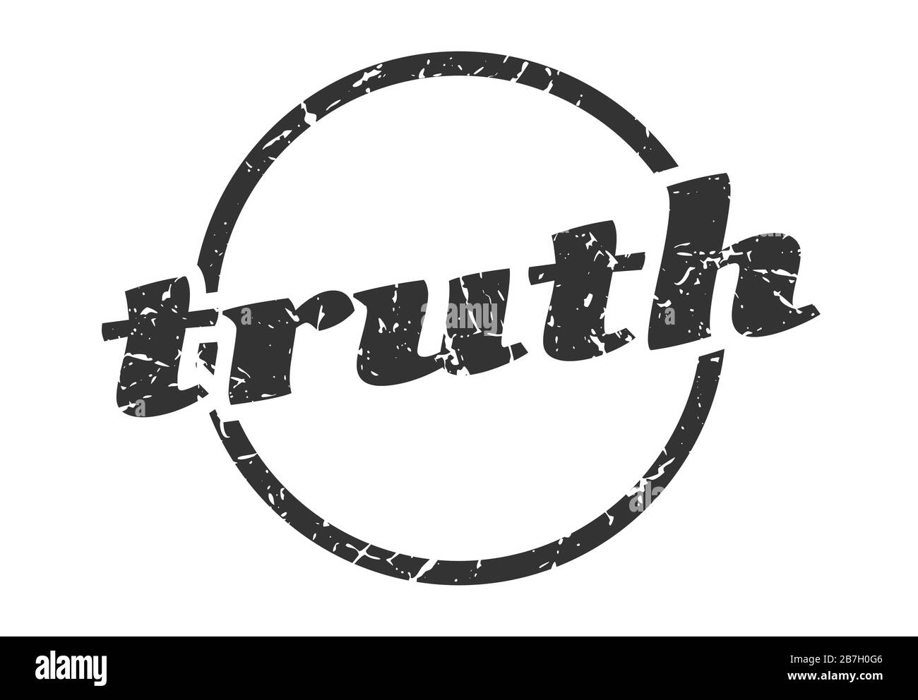 truth sign. truth round vintage grunge stamp. truth Stock Vector Image ...