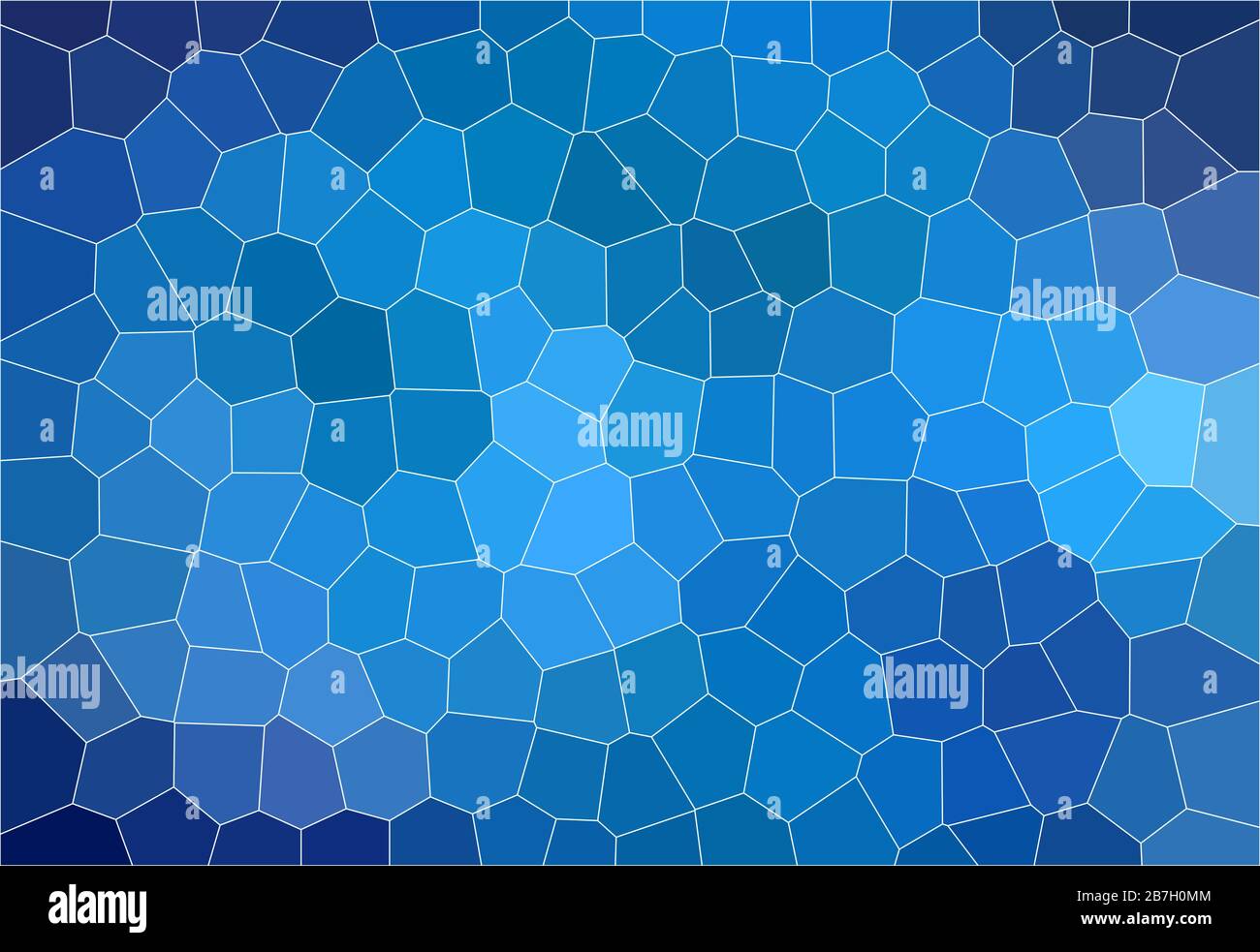 Abstract Blue Broken Stained Glass Background Effect in Illustration ...