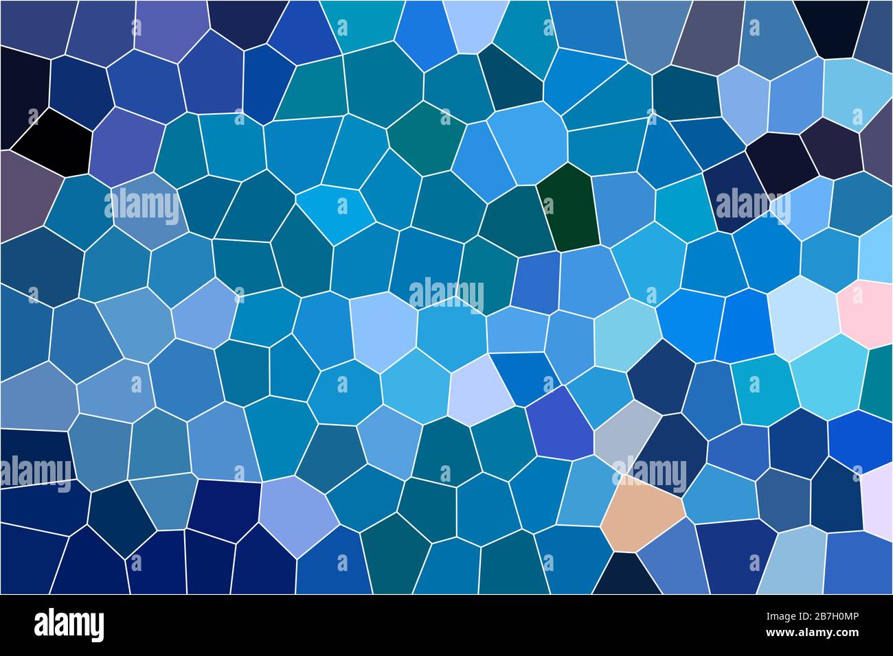 Blue Stained Glass Texture